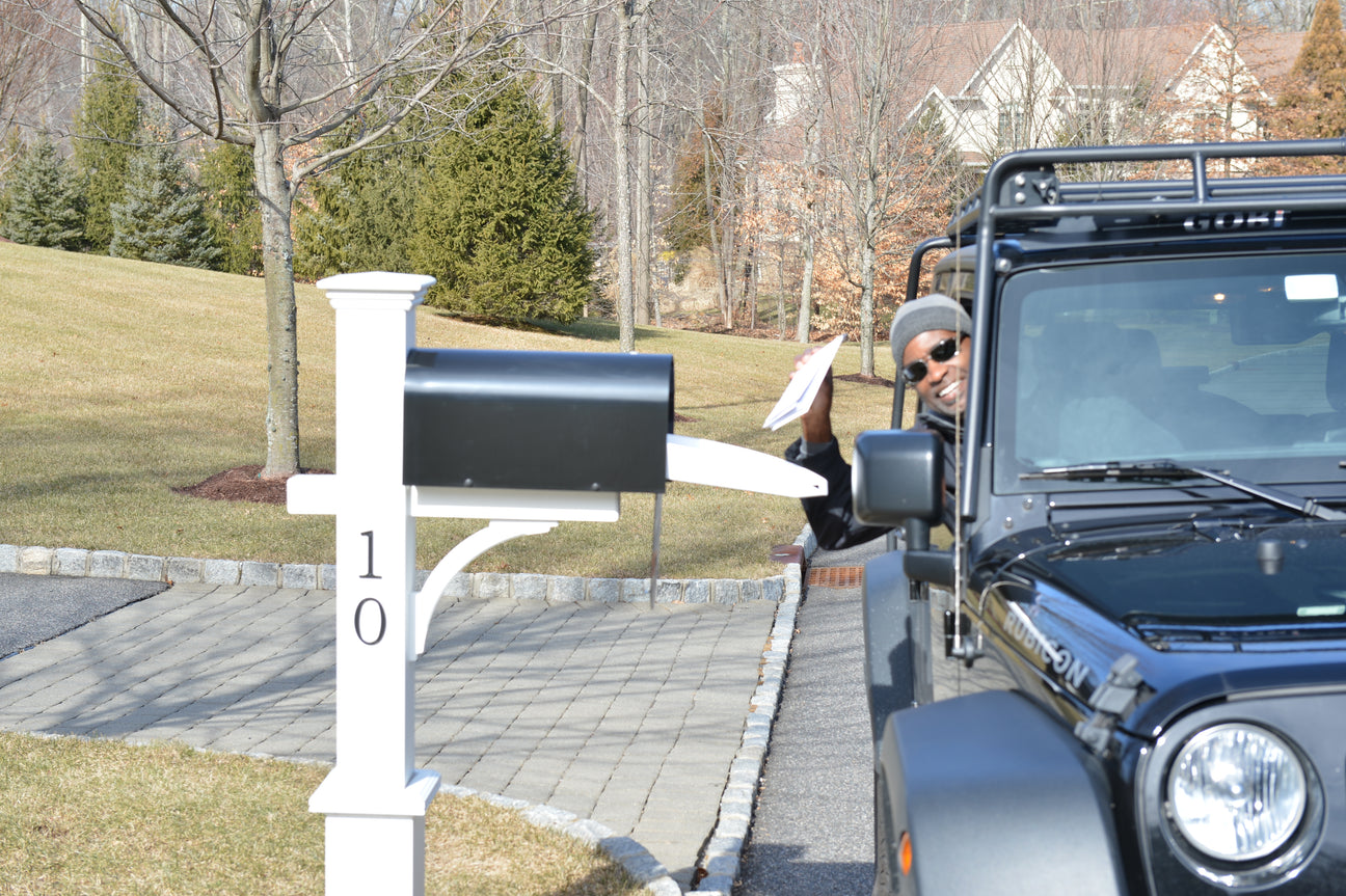 Large Sliding Mailbox Tray, Mailbox Insert, Extender. Fits mailboxes t ...